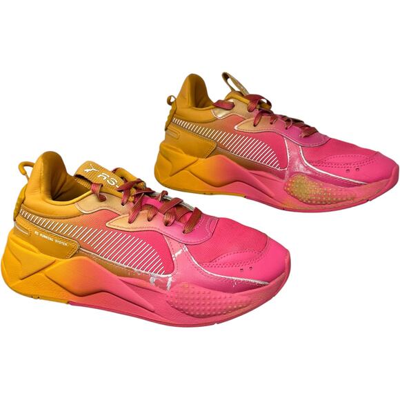 Puma | Shoes | Puma Womens Rsx Faded Running Sneaker Sz 85 Casual Pink ...